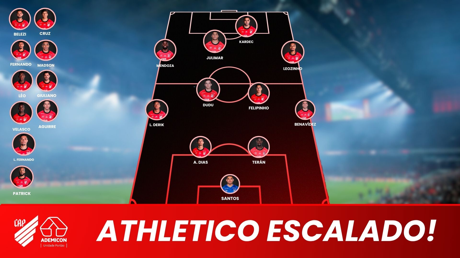 Portal Trétis – Tudo sobre o Athletico Paranaense - Com mudança no ...